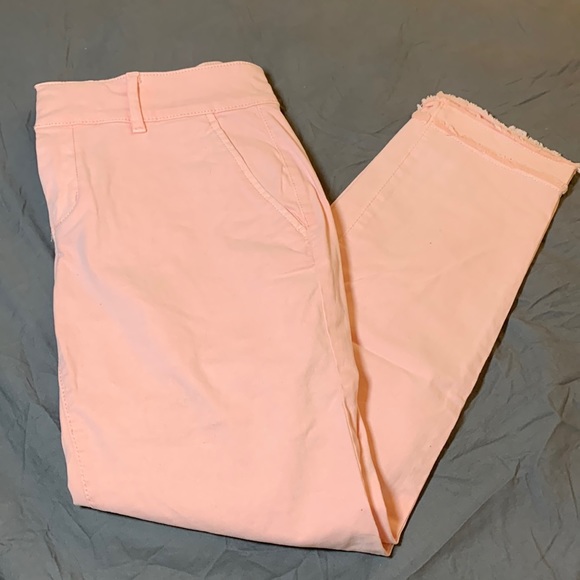 LOFT | Pants & Jumpsuits | New Peach Loft Girlfriend Chino 4 | Poshmark